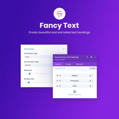 Fancy Text - The Best Modules for Divi