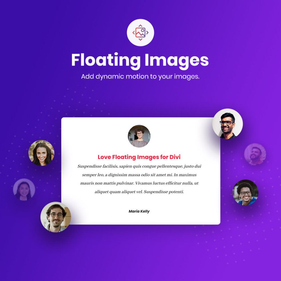 Floating Images - The Best Modules for Divi
