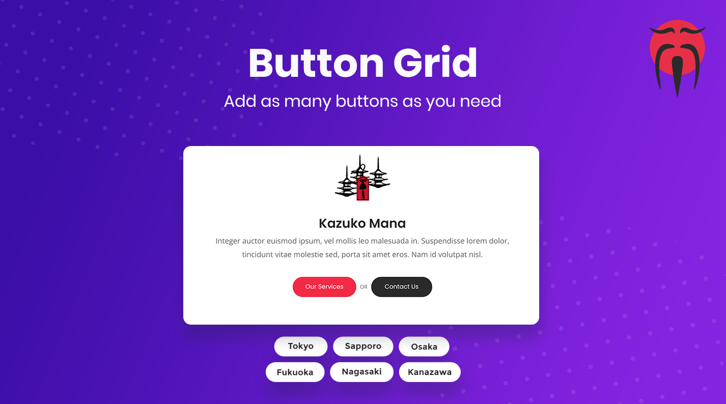 Button Grid - The Best Modules for Divi