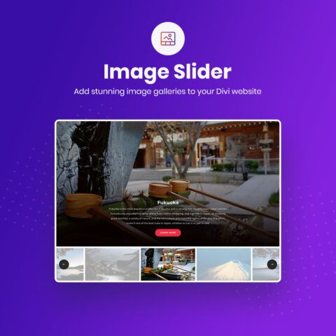 Image Slider - The Best Modules for Divi