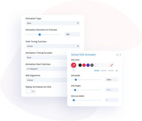 SVG Animator - The Best Modules for Divi